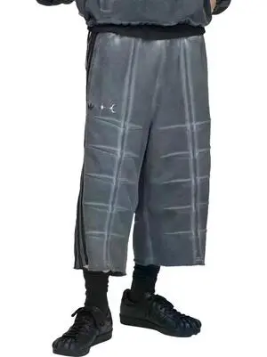Adidas Thug Club Sweat Jort Side-stripe Track Pants - Grey
