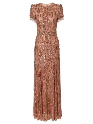 Jenny Packham Roxy Embellished Gown - Pink