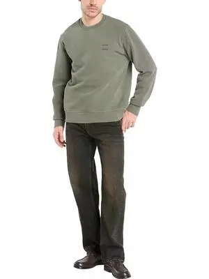 SAMSOE SAMSOE Crewneck Sweatshirt With Logo Print - Grey