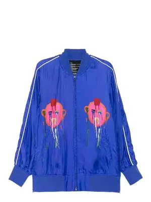 NUDE:MASAHIKO MARUYAMA Graphic Print Bomber Jacket - Blue
