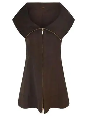 CULT GAIA Cult Gaia Avie Zip-Up Mini Dress