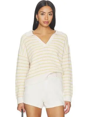 Eberjey Fine Gauge Polo Top In . Also - Multi