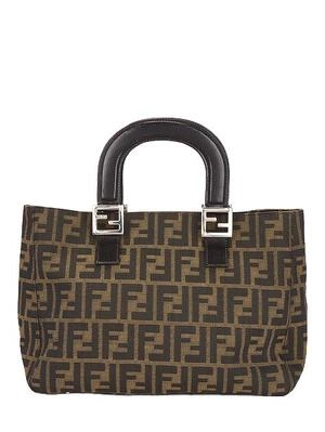 FWRD RENEW Fendi Zucca Handbag - Brown