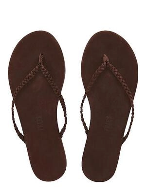 Tkees Lily Braid Sandal - Brown
