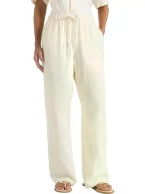 MANIÈRE DE VOIR Manière De Voir Addison Relaxed Fit Textured Trousers