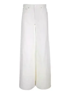 TWP Tiny Dancer Wide-leg Jeans - Neutrals