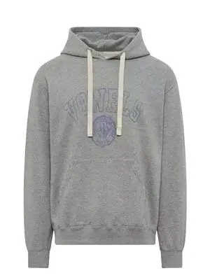 VOWELS Vowels Grey Heathered Collegiate Hoodie