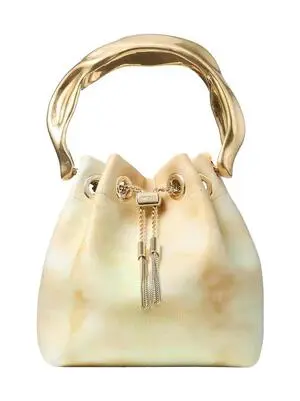 JIMMY CHOO Bon Bon Bucket Bag - Neutrals