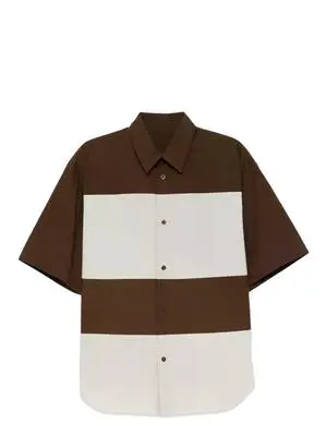 CROQUIS Striped Shirt - Brown