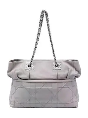 Dior Granville Chain Tote Bag - Grey