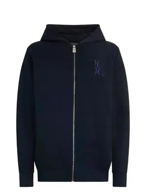 BILLIONAIRE Full-zip Hoodie - Blue