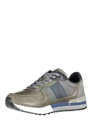 Carrera Eyewear Panelled Leather Lace-up Sneakers - Brown