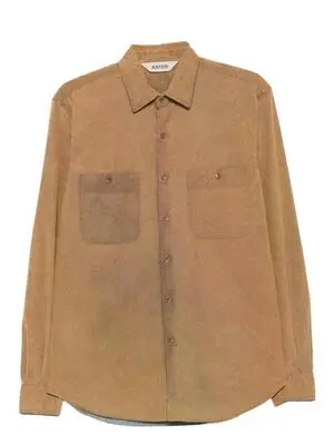 Aspesi Button-down Chest-pockets Shirt - Brown