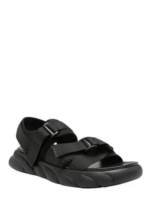 SERGIO MORETTI FIRENZE Touch-strap Sandals - Black