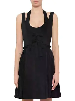 Givenchy Corseted Jersey Dress - Black