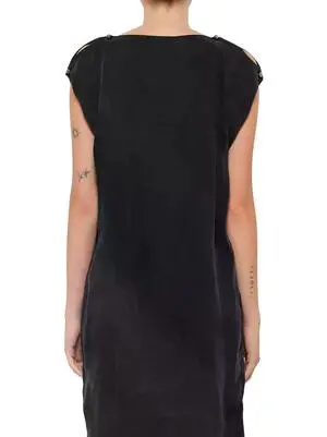 LANVIN V-neck Mini Dress - Black