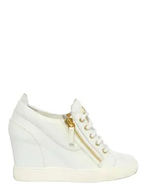 GIUSEPPE ZANOTTI Sonya Wedge Sneakers - White