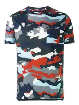 Moncler Camouflage Print T-shirt - Multicolour