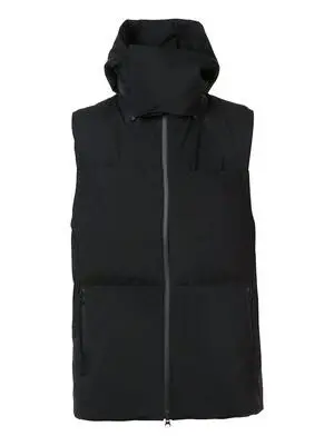 Y3 Hooded Down Vest - Black