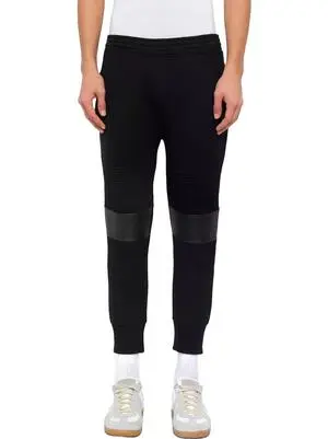 Neil Barrett Moto' Biker Style Track Pants - Black