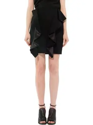 GIVENCHY Givenchy Draped Panel Pencil Mini Skirt