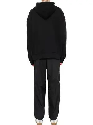 JUUN.J Ape Print Hoodie - Black