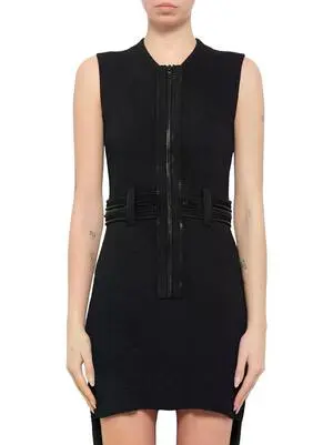 Givenchy Zipped Fitted Dress - Black
