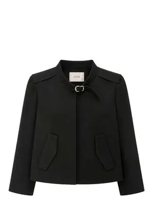 Dorothee Schumacher Buckle-fastening Jacket - Black