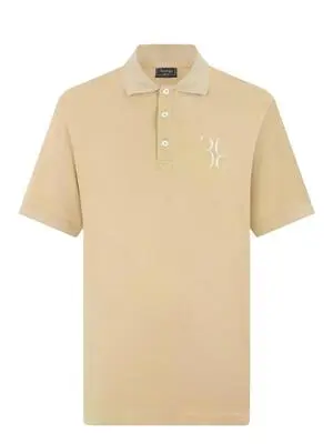 BILLIONAIRE Logo-embroidered Polo Shirt - Neutrals
