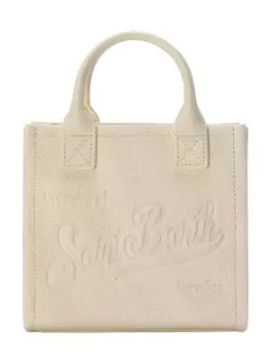 MC2 SAINT BARTH MC2 Saint Barth Mini Vanity Tote Bag Neutrals