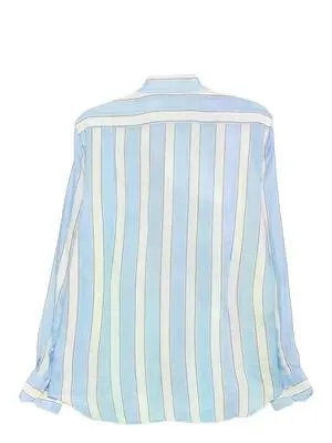 MC2 SAINT BARTH Pamplona Vertical-stripe Shirt - Blue