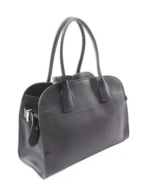 Prada Soft Glain Tote Bag - Black