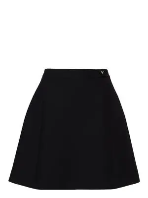 Valentino Garavani Crepe Couture Mini Skirt - Black