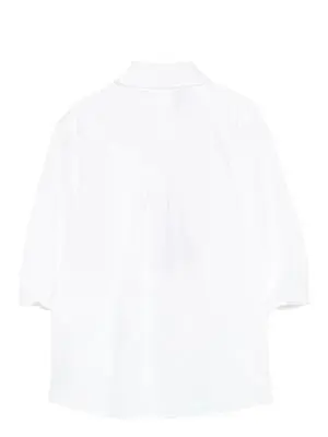 LUISA CERANO Puff Sleeve Blouse - White