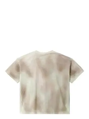 VALE FOREVER Running Club Graphic-print Distressed T-shirt - Neutrals