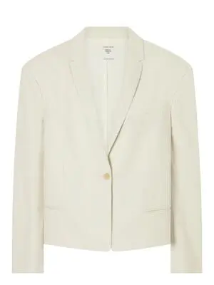 Calvin Klein Cordelia Wool-twill Blazer - Neutrals
