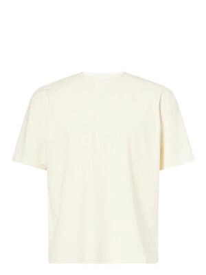 RAITH Tomas Textured Woven T-shirt - Ecru