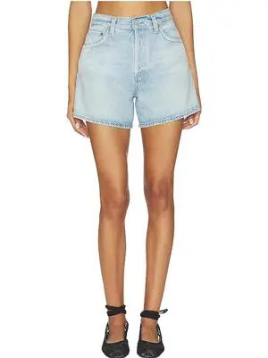 AGOLDE Leith Denim Shorts - Blue