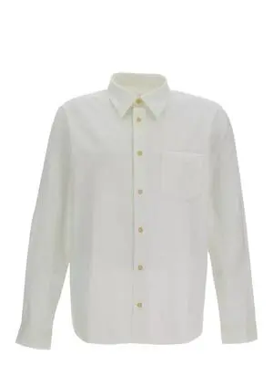 A.p.c. Chest-pocket Button-down Shirt - Neutrals