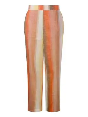 MAPOÉSIE Mapoésie Sun Joe Striped Straight-Leg Trousers