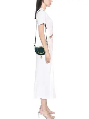Chloé Mini Calfskin Nile Bracelet Satchel - Blue