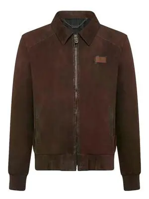 BILLIONAIRE Zip-up Jacket - Brown
