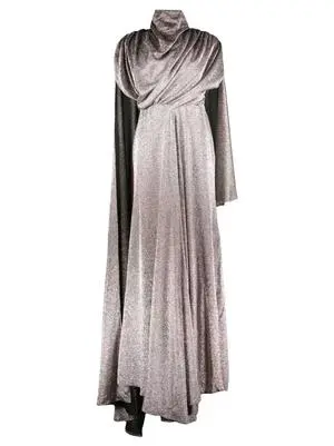 ELLERY Metallic Gown Dress - Silver
