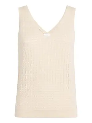 Eleventy Wool Tank Top - Beige