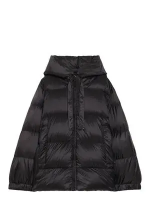 Max Mara Quilted Seia Puffer Jacket With Hood - Navy