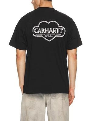 Carhartt Work In Progress Cloud Heart T-shirt Black