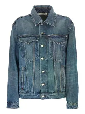 UMIT BENAN Faded Effect Denim Jacket - Blue