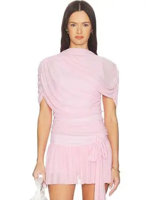 Amanda Uprichard X Revolve Evianna Top - Pink