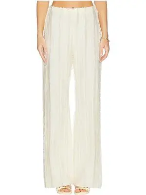 Cult Gaia Ary Wide Leg Trousers - Cream