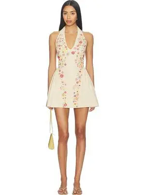 FREE PEOPLE Free People Island Letter Mini Dress